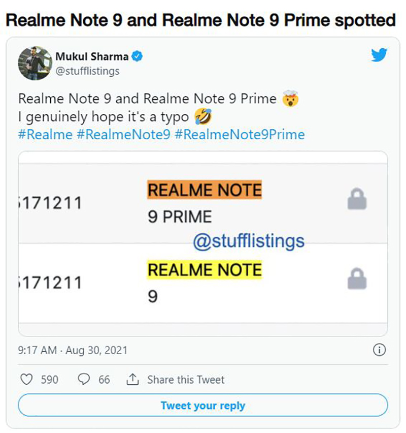 realme នឹងបង្ហាញនូវ realme Note 9 Series របស់ខ្លួនឆាប់ៗនេះហើយ ...