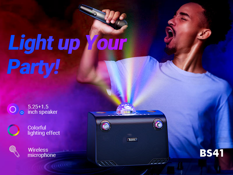 Hoco Wireless Speaker “BS41 Warm Sound” ឧបករណ៍បំពងសម្លេងជំនាន់ថ្មី អាចបង្កើតនូវតន្រ្តីពិរោះៗ ...