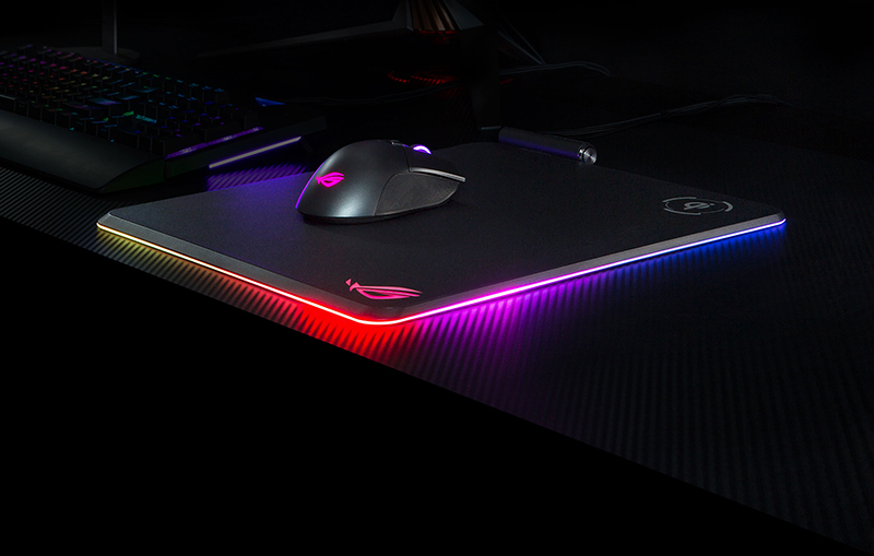 ASUS ROG Mousepad ភ្ជាប់ជាមួយនឹង Wireless Charging និង RGB light ...