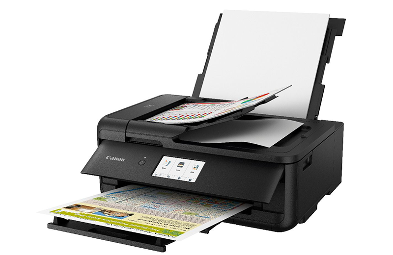 PIXMA TS9570 ម៉ាស៊ីនព្រីនរូបភាពខ្នាតធំ A3 ដែលមានអេក្រង់ធំ 4.3” Touch ...